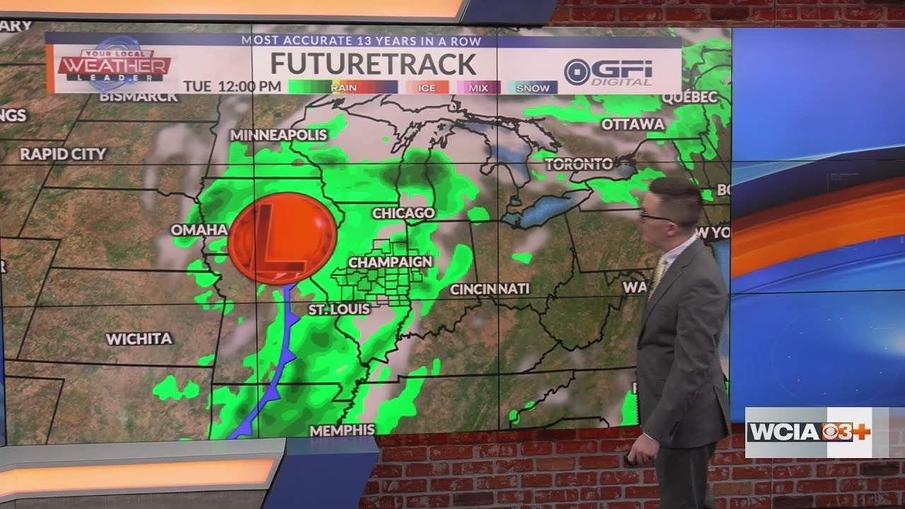 Jacob: "Trading heat for rain chances" - YouTube