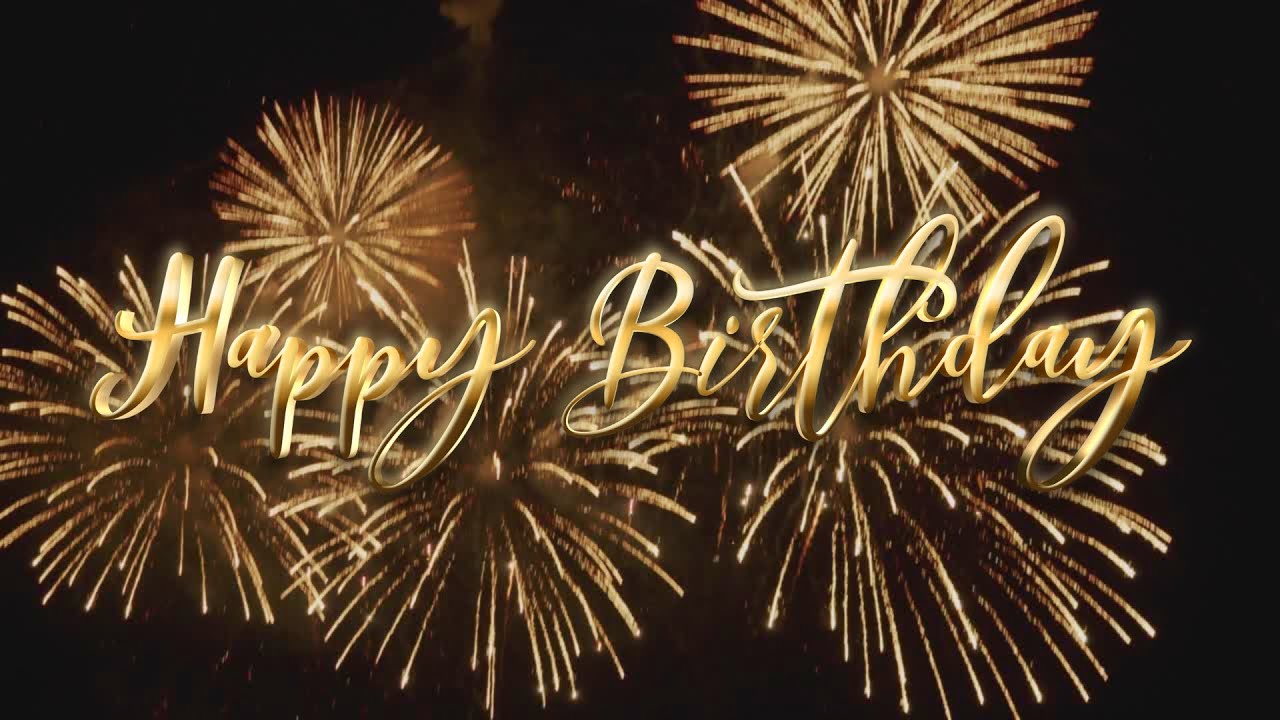 Happy Birthday Song FIREWORKS Upbeat Remix Loop non stop with - YouTube
