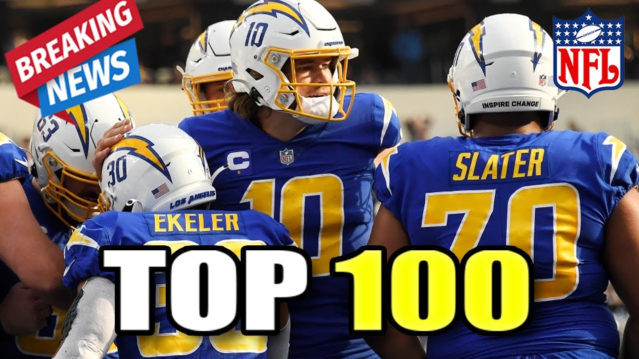 5 Chargers Among THE TOP 100 NFL PLAYERS in 2023?! | LA Chargers Daily ...
