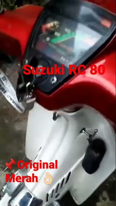 SUZUKI RC 80 Original Part - YouTube