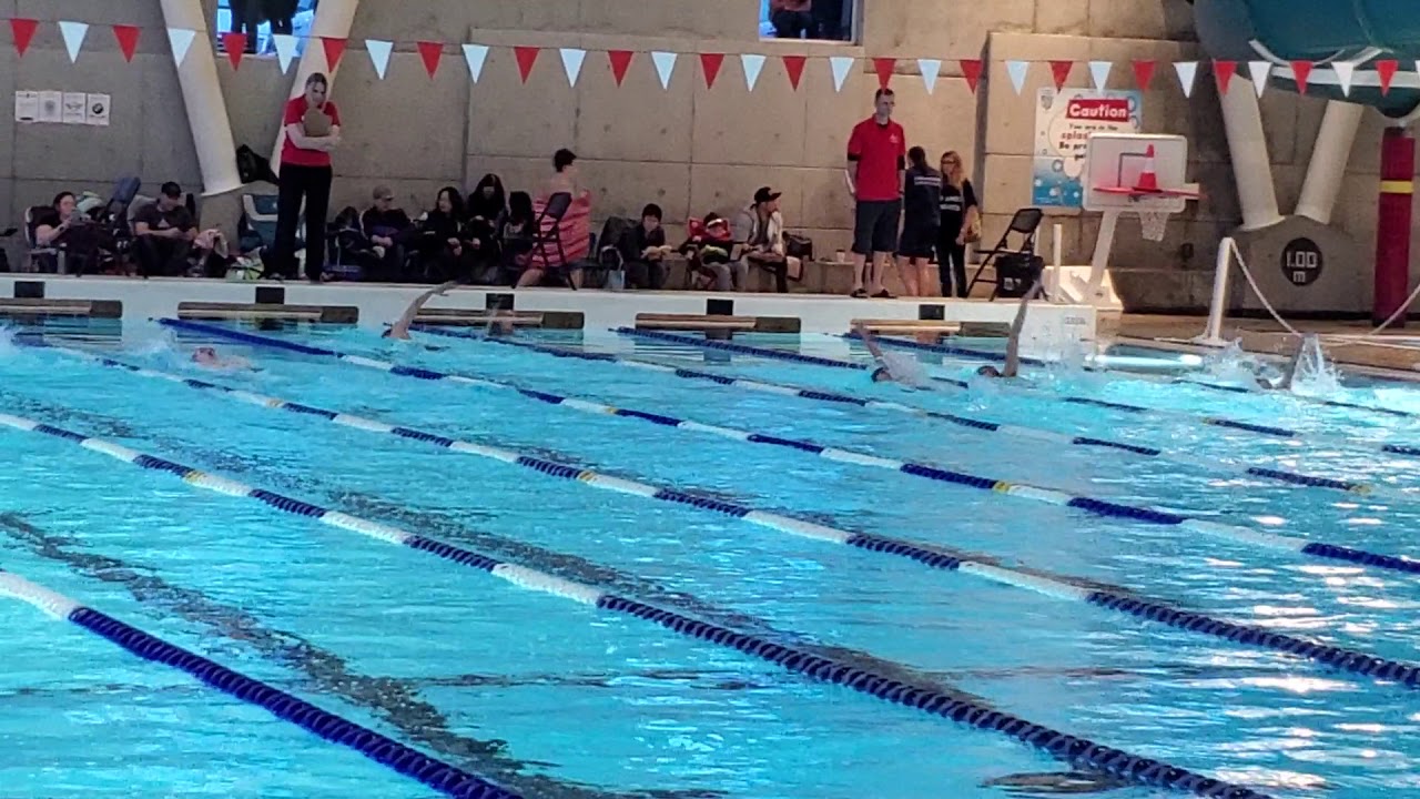 LOSC Invitational Swim Meet || 100m Back || Alan - Lane 4 - YouTube