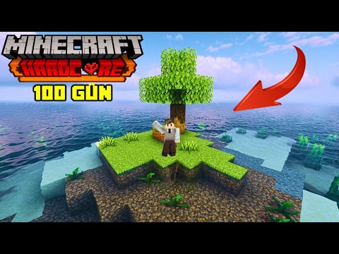 Minecraft Hardcore: Issız Adada 100 Gün Hayatta Kalmak