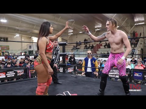 Divya Fiji vs Hollywood Cole - Free Intergender Wrestling