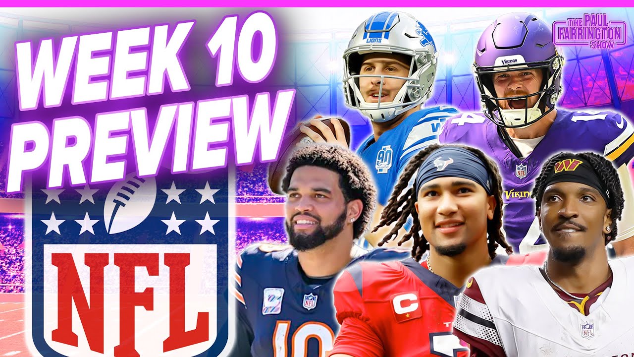 NFL Week 10 Predictions: Lions-Texans SHOWDOWN, Steelers-Commanders ...