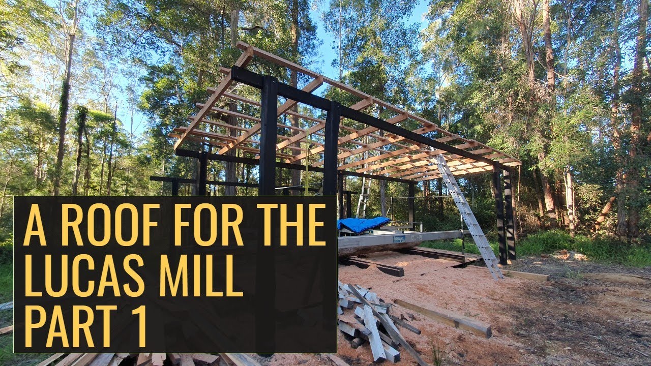 Roof for the Lucas Mill Part 1 - YouTube
