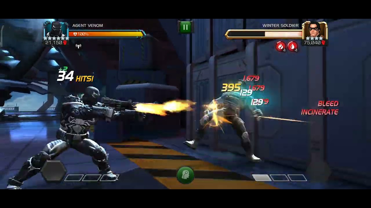 MCOC Agent Venom R4 Quick Test. Winter Soldier down in 50 seconds ...