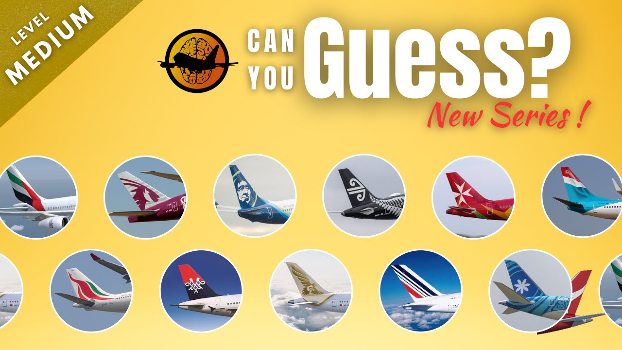 Guess the Airline by Flight Tail Logo | Family Quiz Game| Level: Medium ...