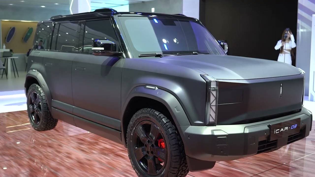 New Chery New Energy iCAR 03 Appearance Video (Hardline Style) - YouTube