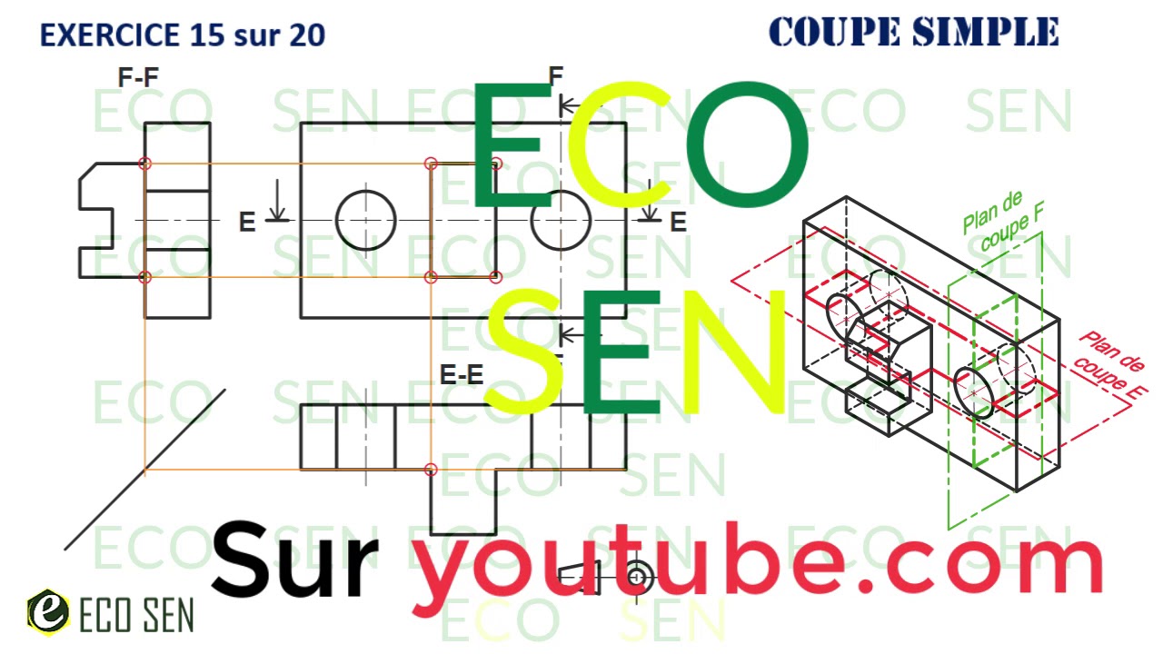 Coupe simple : Exercice 15 sur 20 - YouTube