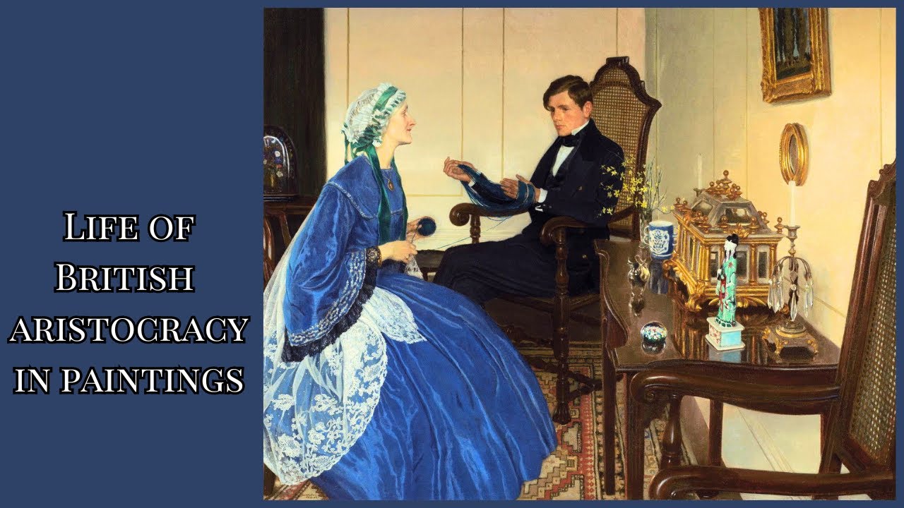 Life of British aristocracy in paintings by Leonard Campbell Taylor ...