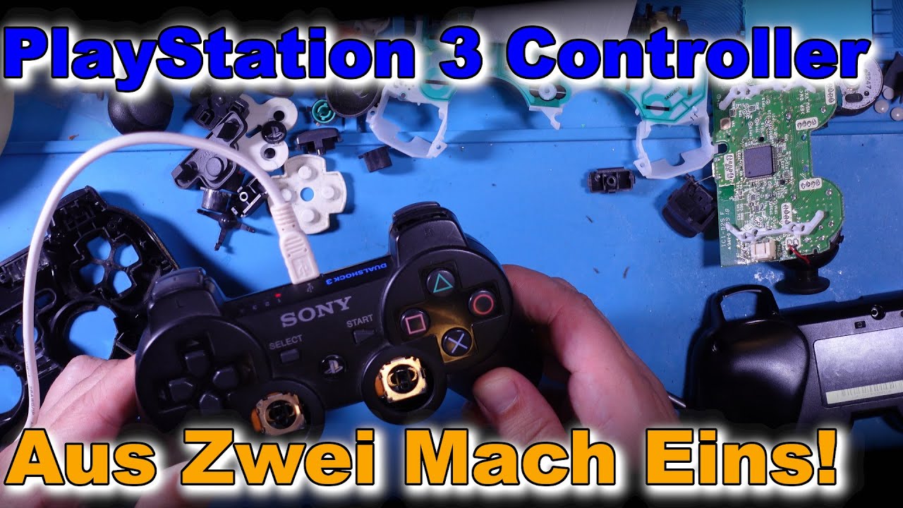 PS3 Controller CECHZC2E: Aus Zwei Mach Eins! - YouTube