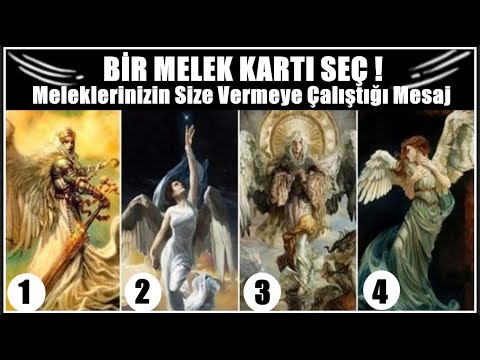 Bir Melek Kartı Seçin ve Koruyucu Meleklerinizin Size Vermeye Çalıştığı Mesajı Öğrenin! #Melekler