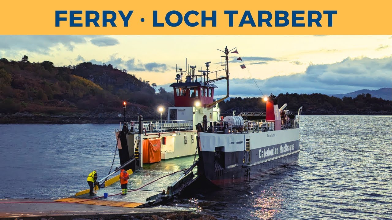 Passage on ferry LOCH TARBERT, Tarbert (Loch Fyne) - Portavadie ...