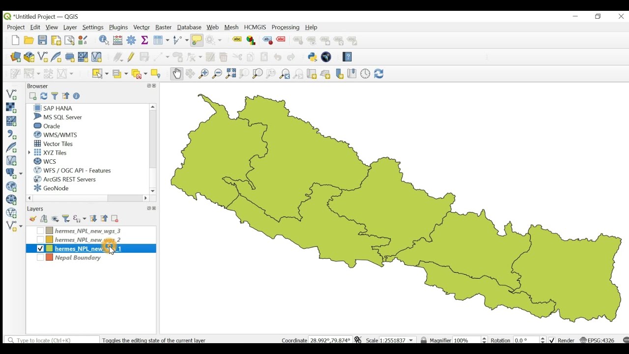 QGIS Interface|| Basic Tools|| नेपालीमा|| #session 2 - YouTube