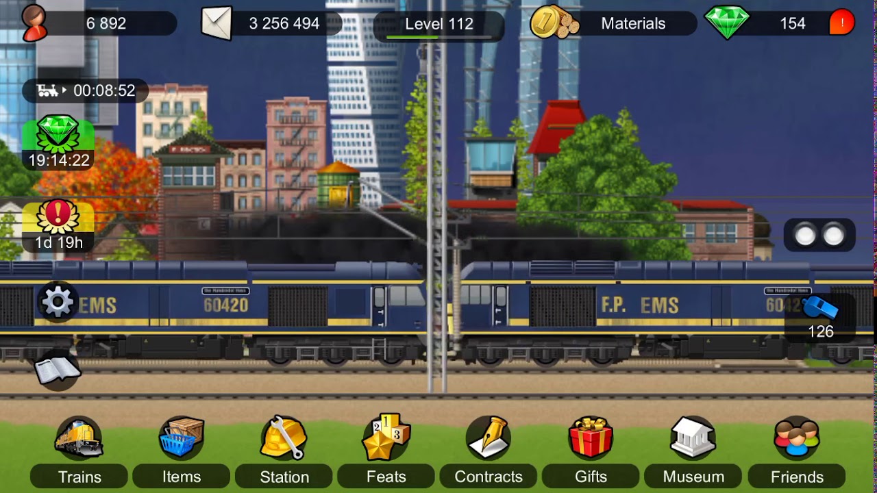 TrainStation The game on rails new trains - YouTube