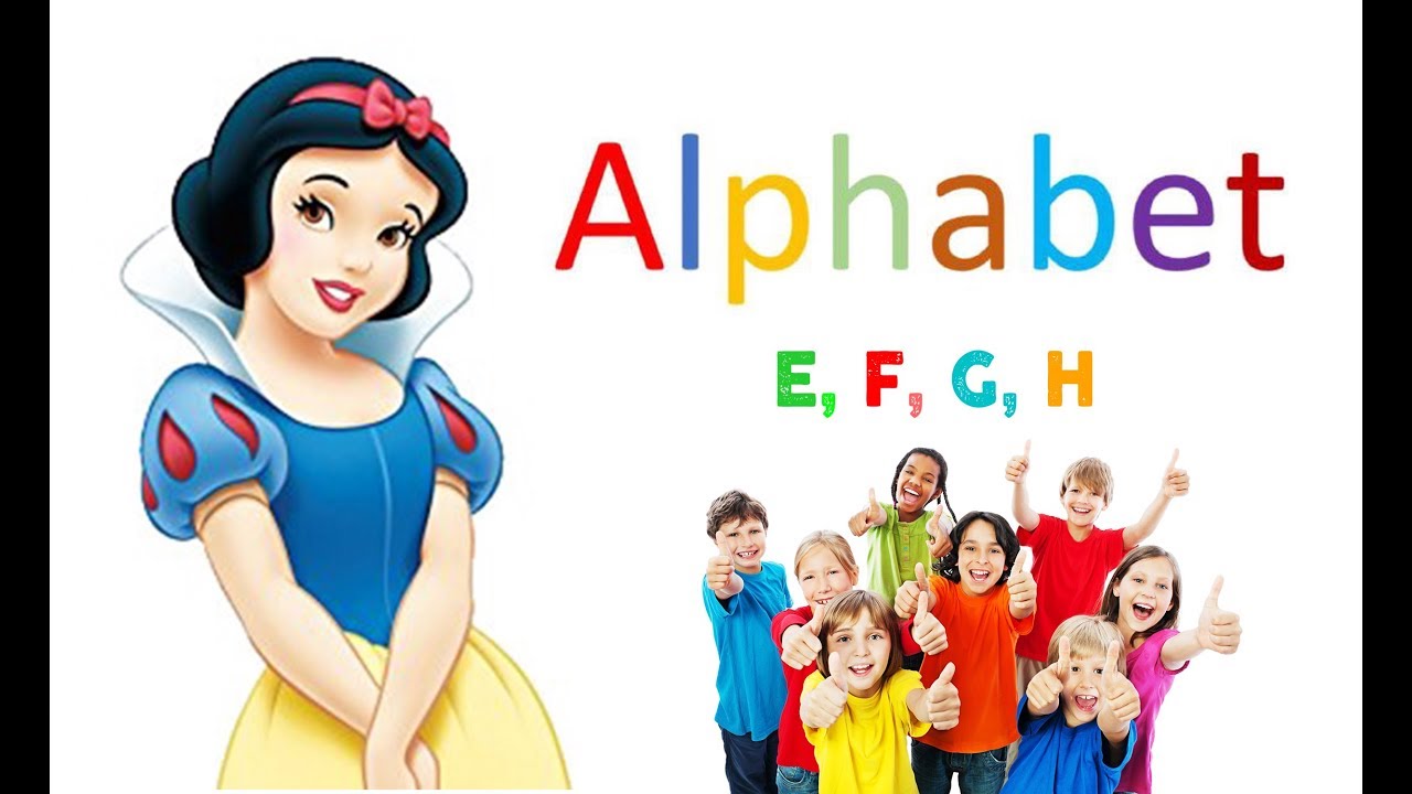 Learn English With Snow White - Alphabet ( part 2 ) - YouTube