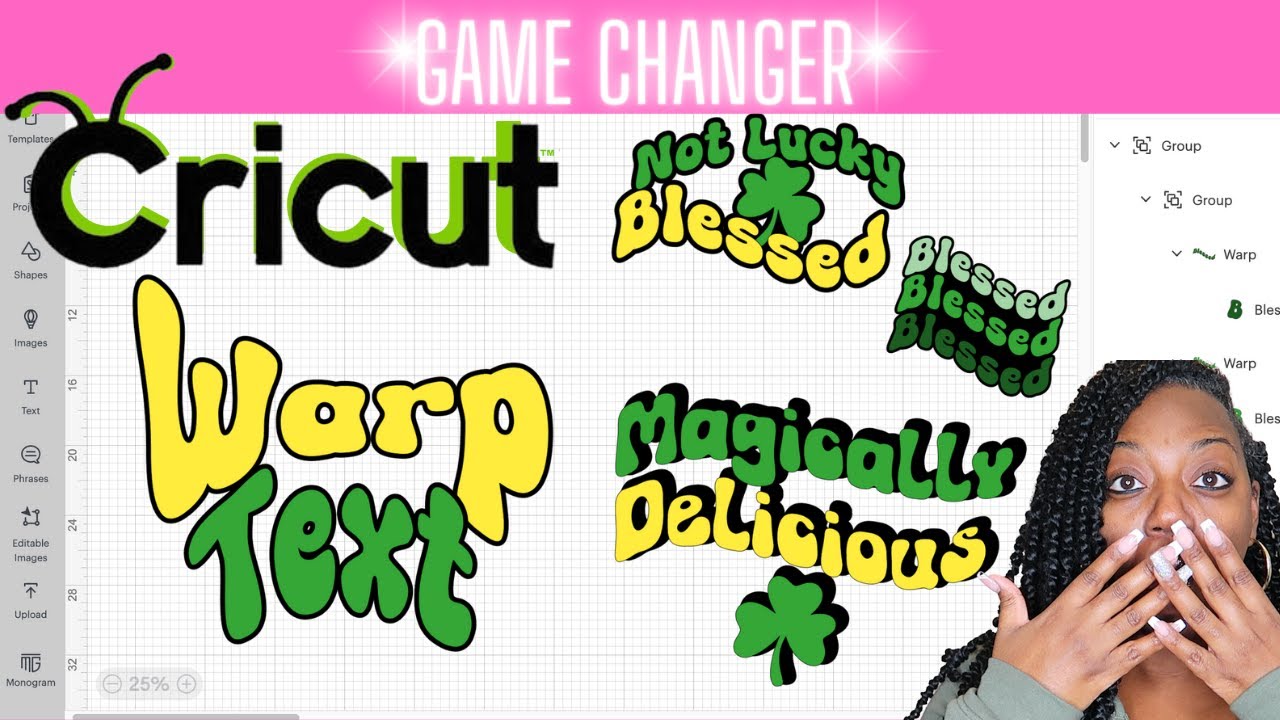 NEW CRICUT WARP TEXT | Wavy Text | Retro Text TUTORIAL - YouTube