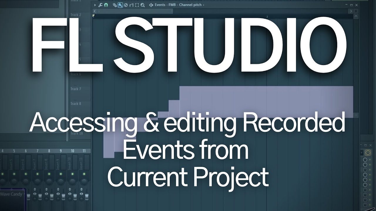 FL Studio Event Editing from Current Project menu - YouTube
