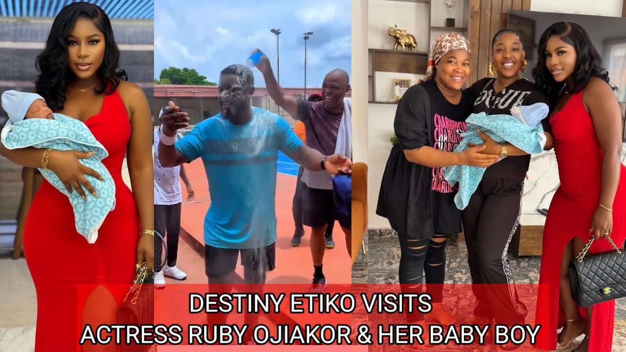 Godmother Duty Destiny Etiko & Chizzy Alichi Welcome Ruby Ojiakor Hubby ...