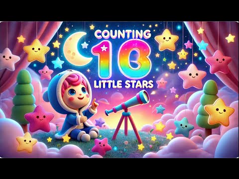 "Counting 10 Little Stars - Fun 3D Animated Nursery Rhyme for Kids ...