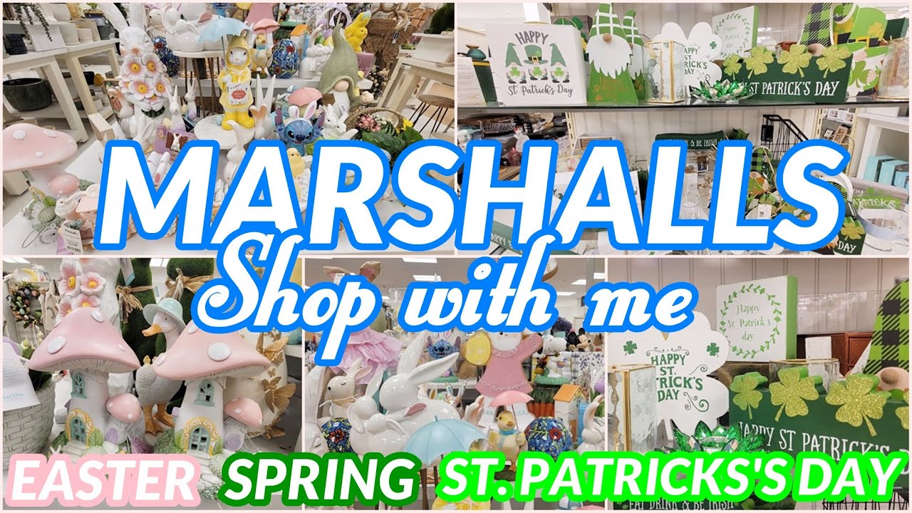 MARSHALLS EASTER SPRING ST PATRICK'S DAY DECOR 2024 SHOP WITH ME - YouTube