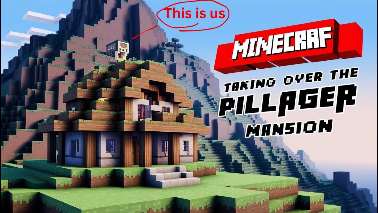 Minecraft Pillager Mansion Takeover - YouTube