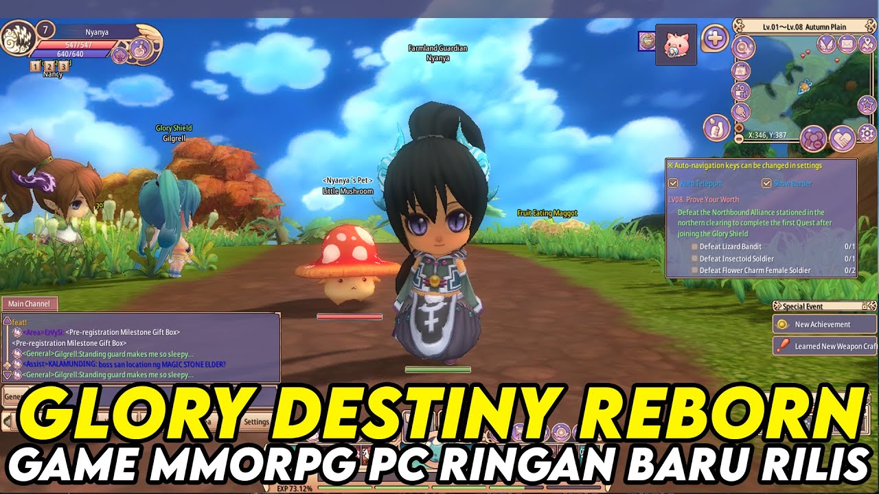 MMORPG PC RINGAN BARU RILIS NIH ! GAME JADUL YANG RILIS LAGI - GLORY ...
