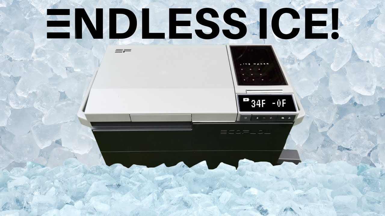 Best Fridge for Camping? It Makes ICE! Ecoflow Glacier - YouTube