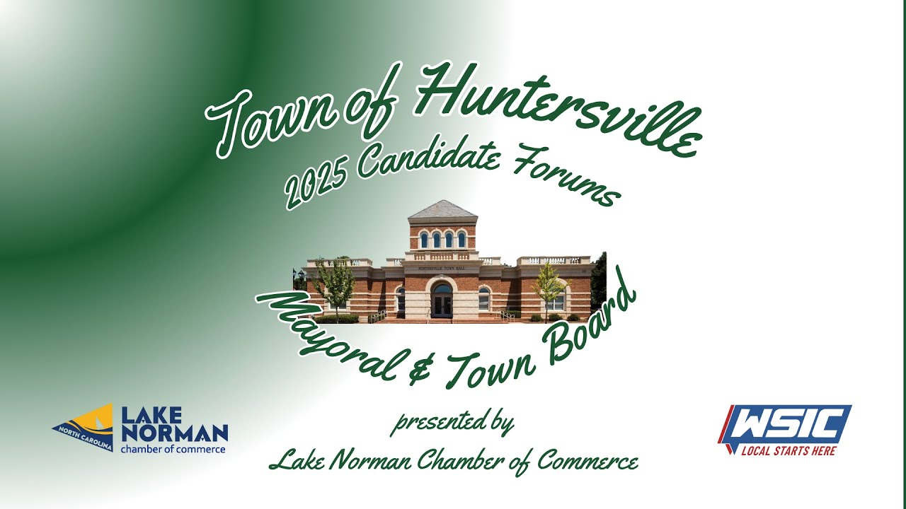 2025 Huntersville Town Board Candidate Forum - YouTube
