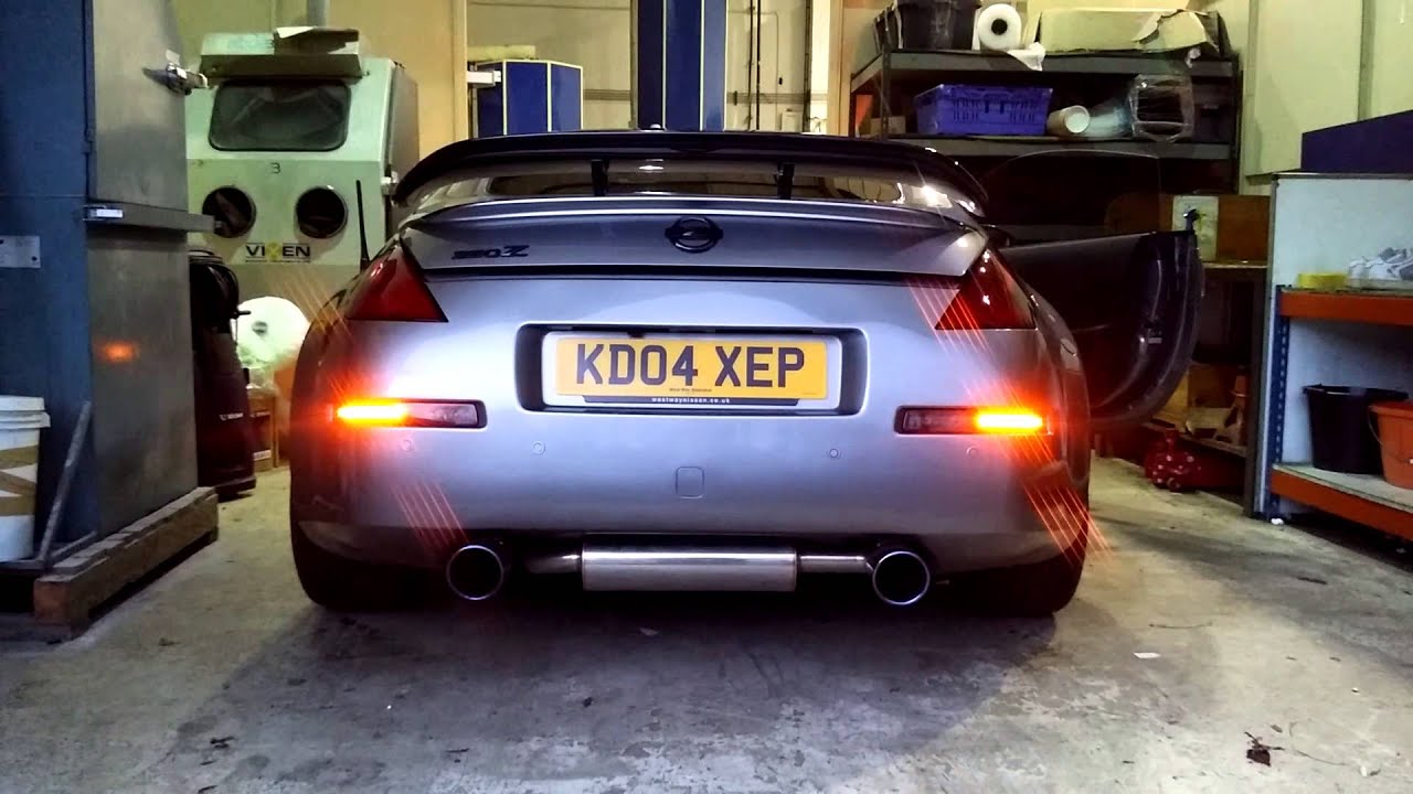 Nissan 350z LED reverse lights - YouTube