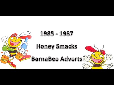 (1985-87) BarnaBee Honey Smacks Cereal Advert Compilation - YouTube