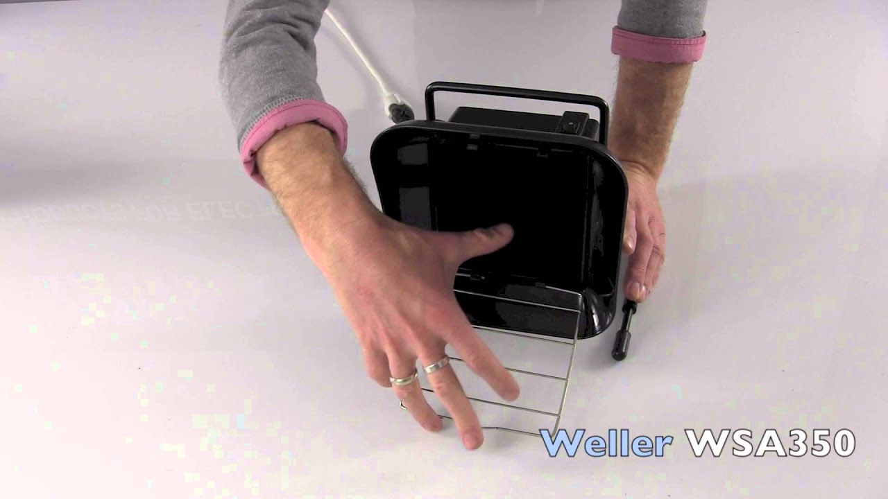 Weller WSA350 Fume Extractor/Smoke Absorber - YouTube