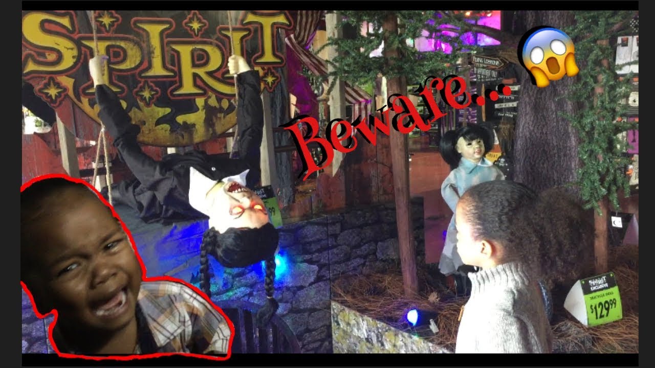 SCARY SPIRIT HALLOWEEN VISIT - YouTube