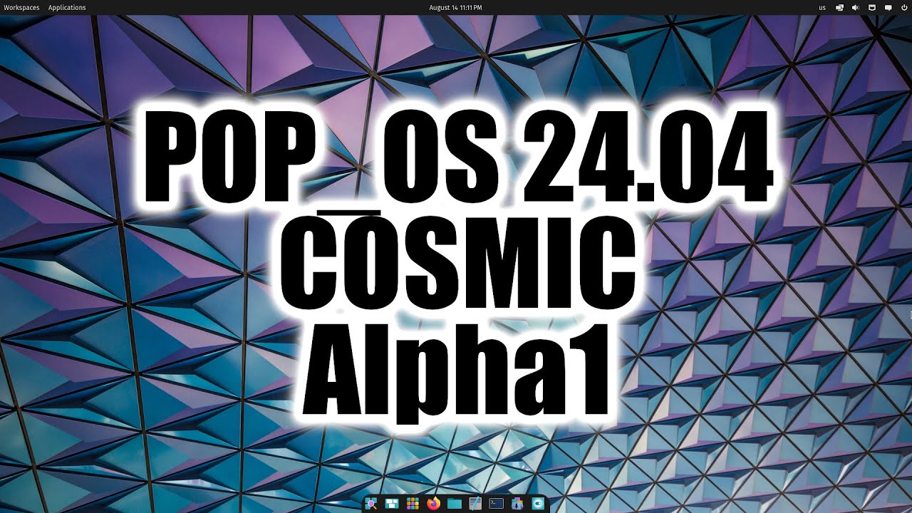 POP OS 24 04 COSMIC Alpha1 | Install and First Look - YouTube