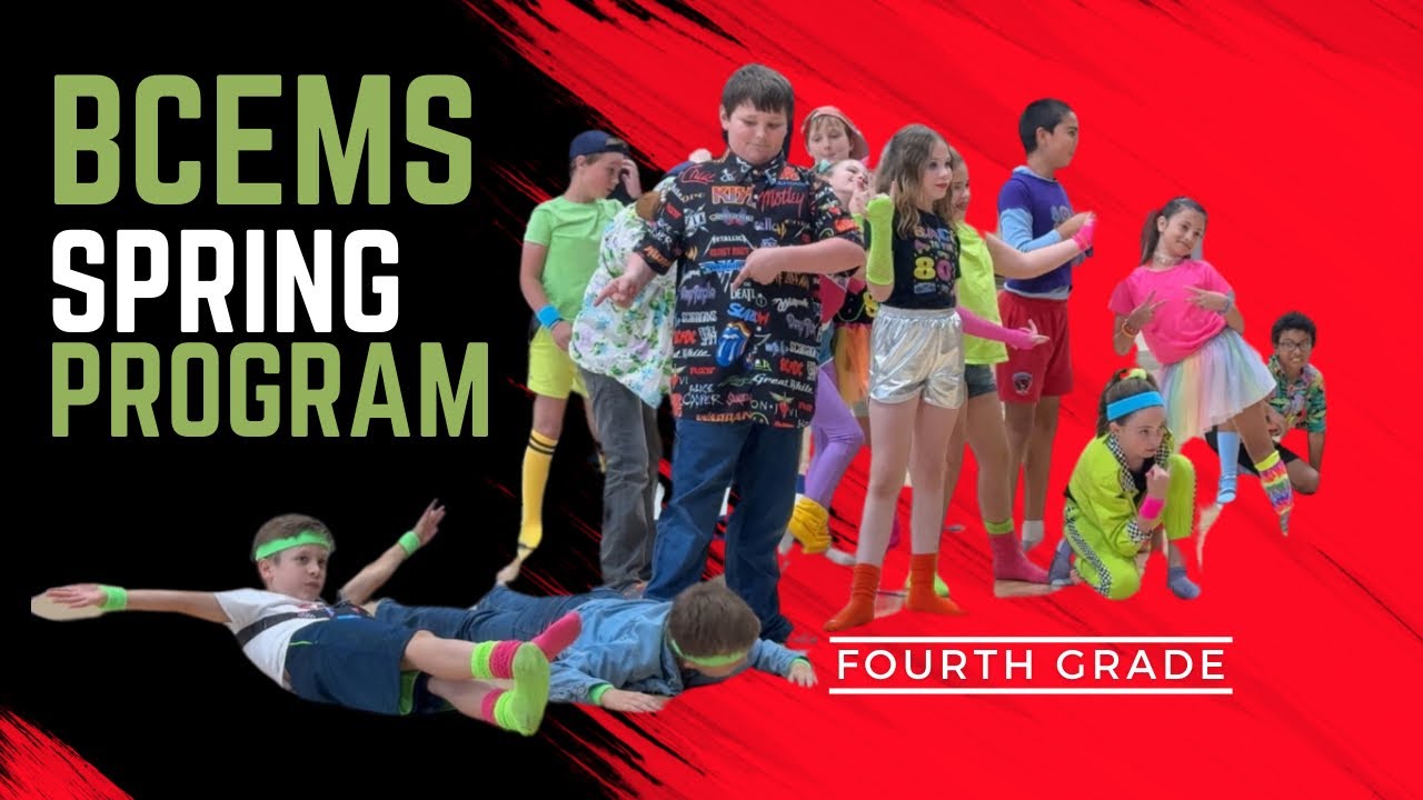 80’s Mashup [4th Grade Spring Program 2024, BCEMS] - YouTube