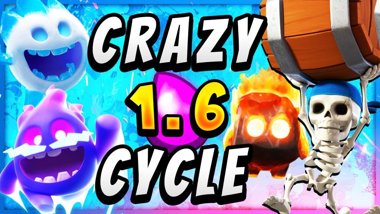 1.6 ELIXIR! CHEAPEST DECK DOMINATES THE GAME! — Clash Royale - YouTube