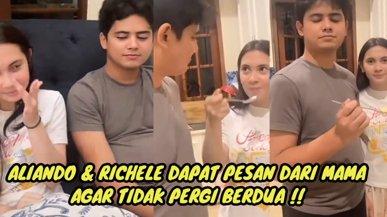 ALIANDO DAN RICHELE DAPAT PESAN DARI MAMA RICHELE AGAR TIDAK PERGI ...