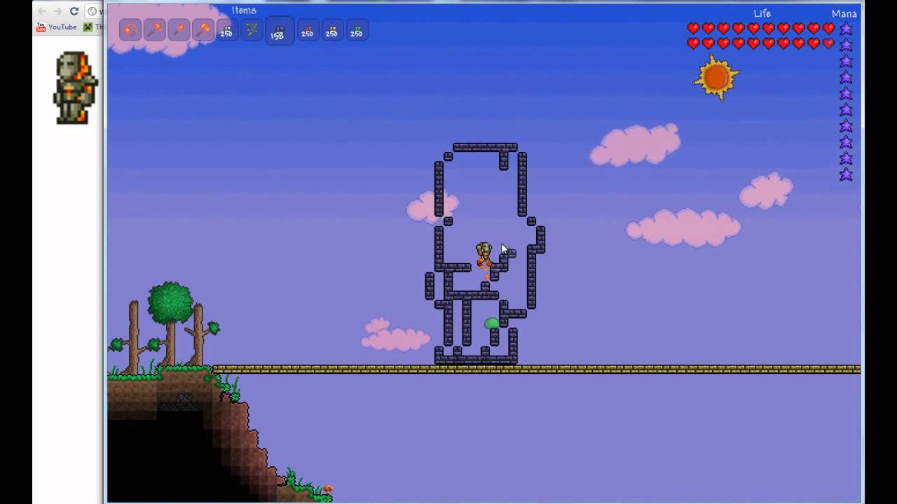 Terraria - Speed Build #1: Molten Armor - YouTube