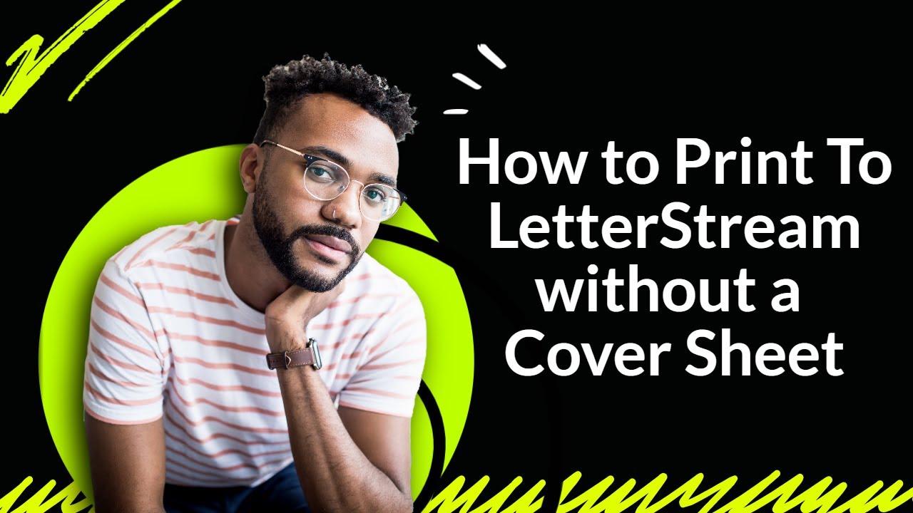 How to Print to LetterStream without A Cover Sheet - YouTube