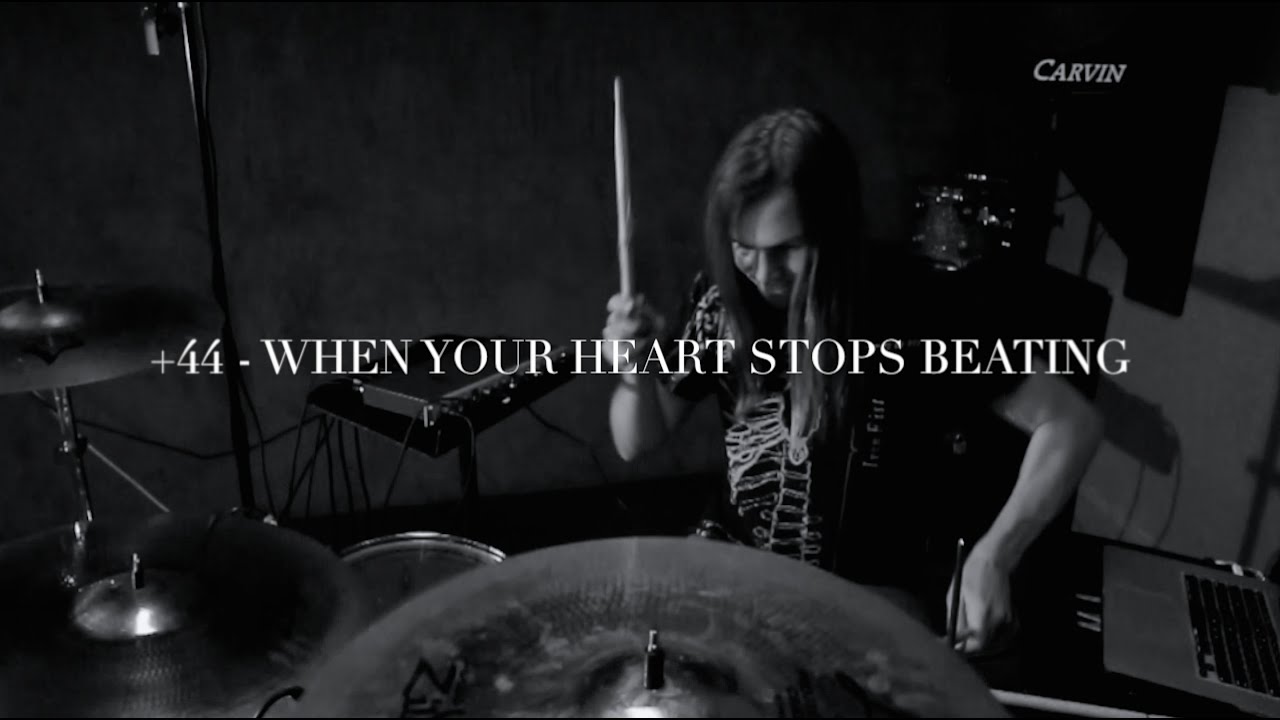 +44 - WHEN YOUR HEART STOPS BEATING (Drum Cover) - YouTube