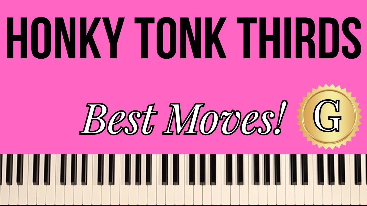 HOW TO PLAY HONKY TONK PIANO WITH THIRDS! - YouTube