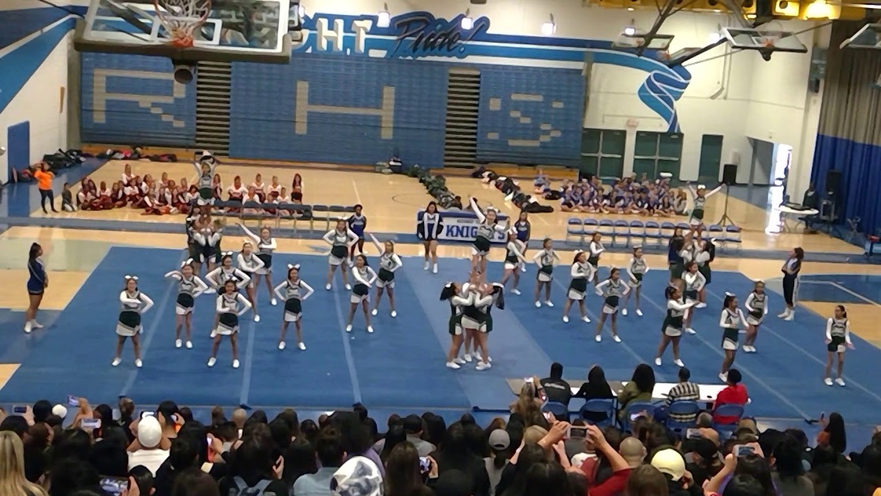 Kucera Middle School Cheer Team at Rialto Unified School District Cheer ...