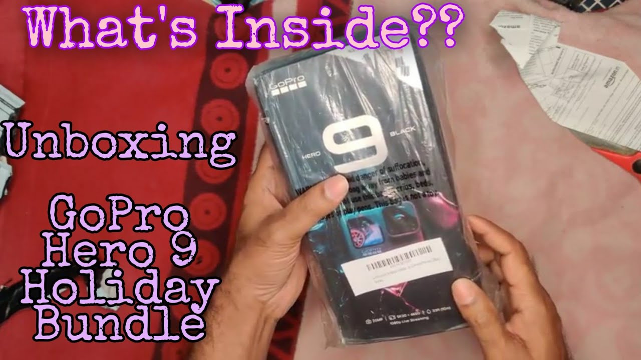 What's Inside Holiday Bundle || Unboxing ||GoPro Hero Black 9 Holiday ...