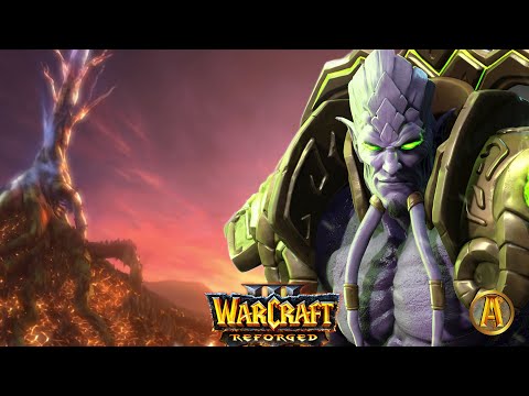 Archimonde's Death Cinematic (2020) - Arthas Meets Illidan Cutscenes [Warcraft III: Chapter 5]