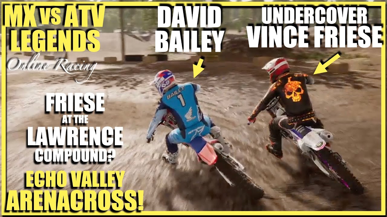 VINCE FRIESE at the LAWRENCE Compound? Bad Boy of Arenacross - YouTube