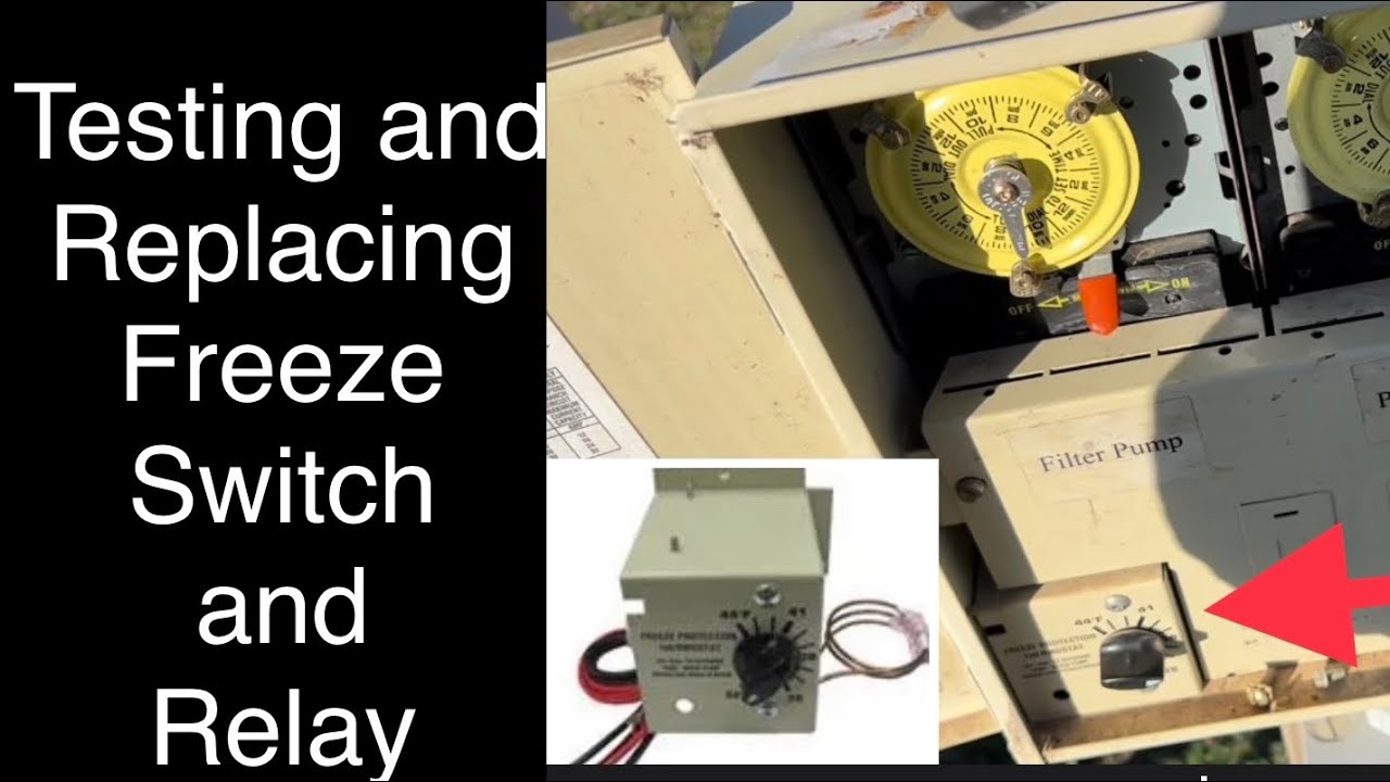 How to test and replace freeze controller; Intermatic pool timer - YouTube