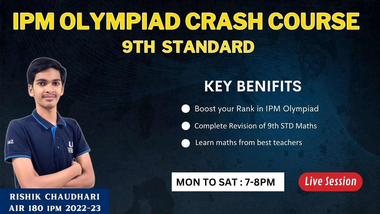 IPM 2023 LIVE PAPER SOLVING I IPM 2024 Crash Course | Best Math ...