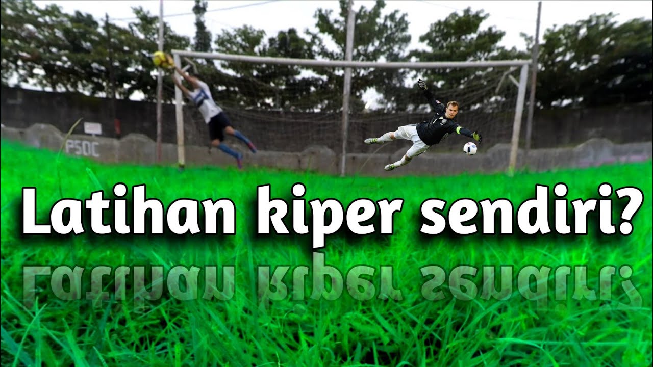 Latihan dasar kiper pemula - YouTube
