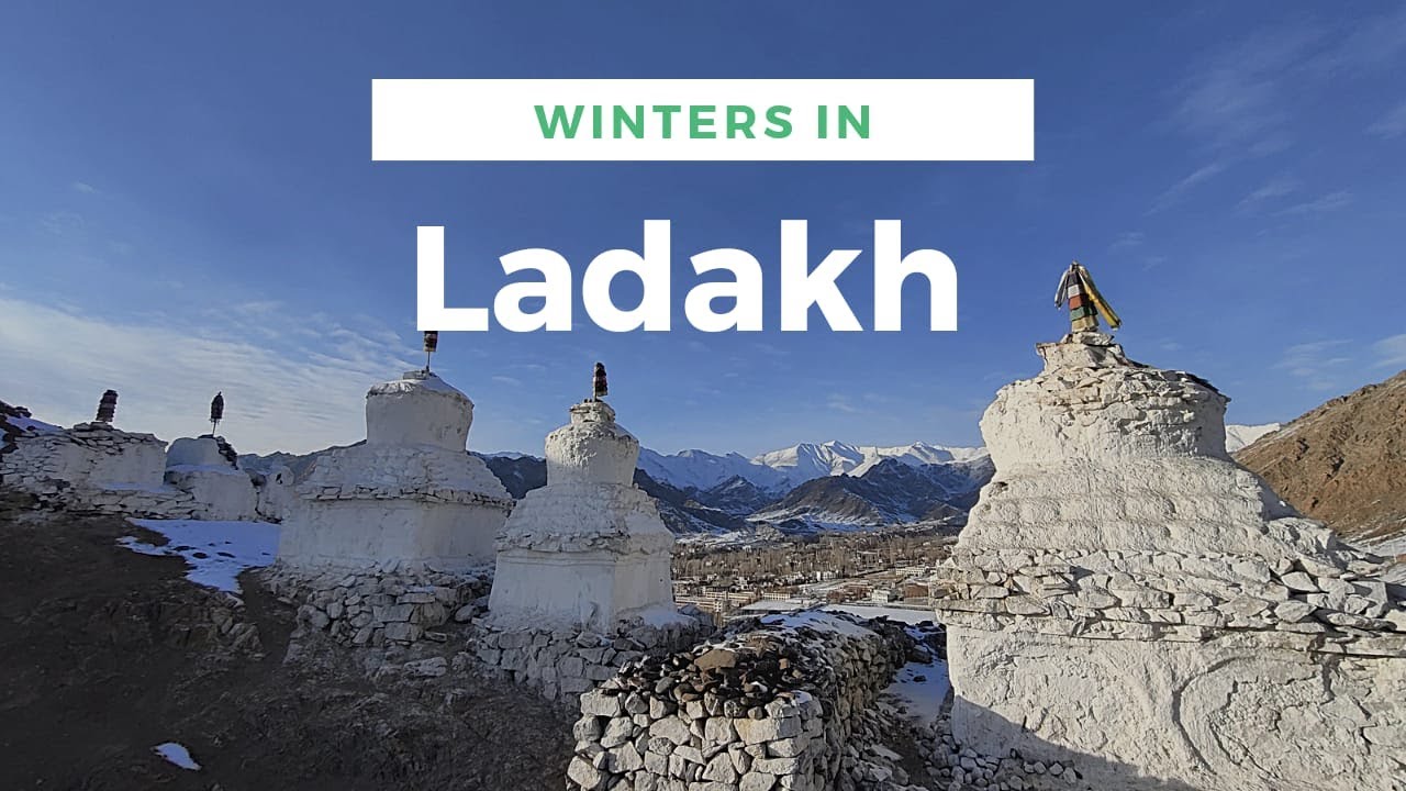 Winters in Ladakh in January 2022| Leh city view | Himalayas | -25 ...