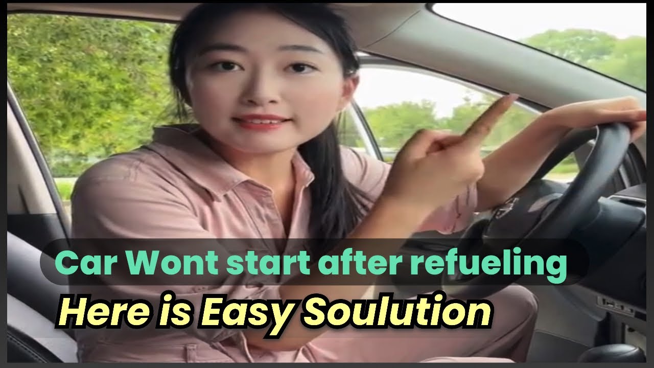 The car won't start after refueling. Here's a quick solution - YouTube